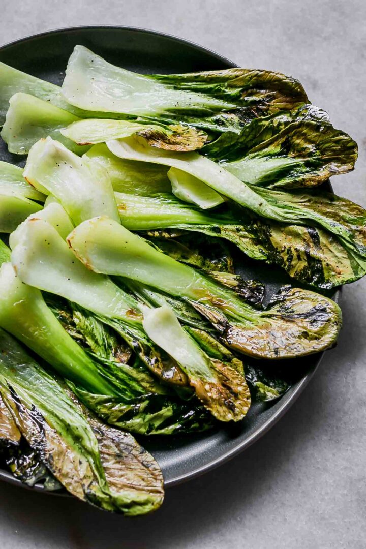Crispy Baked Bok Choy Chips ⋆ Make Chips by Roasting Bok Choy Leaves
