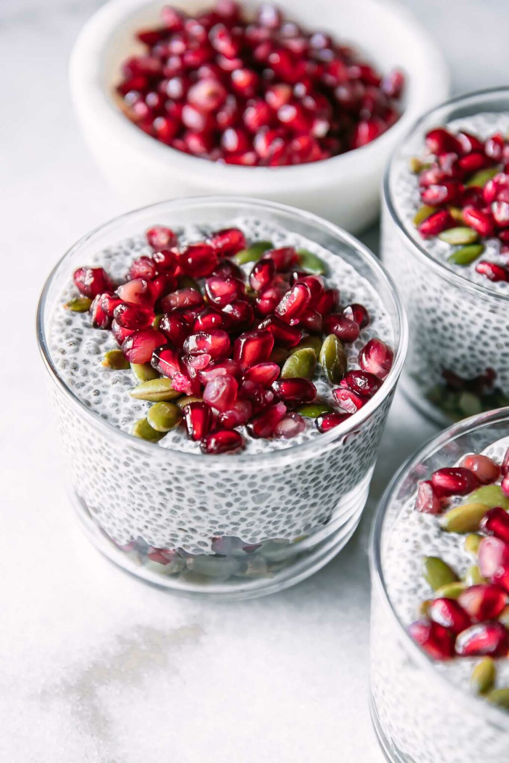Pomegranate Chia Seed Pudding ⋆ Easy Breakfast or Snack!