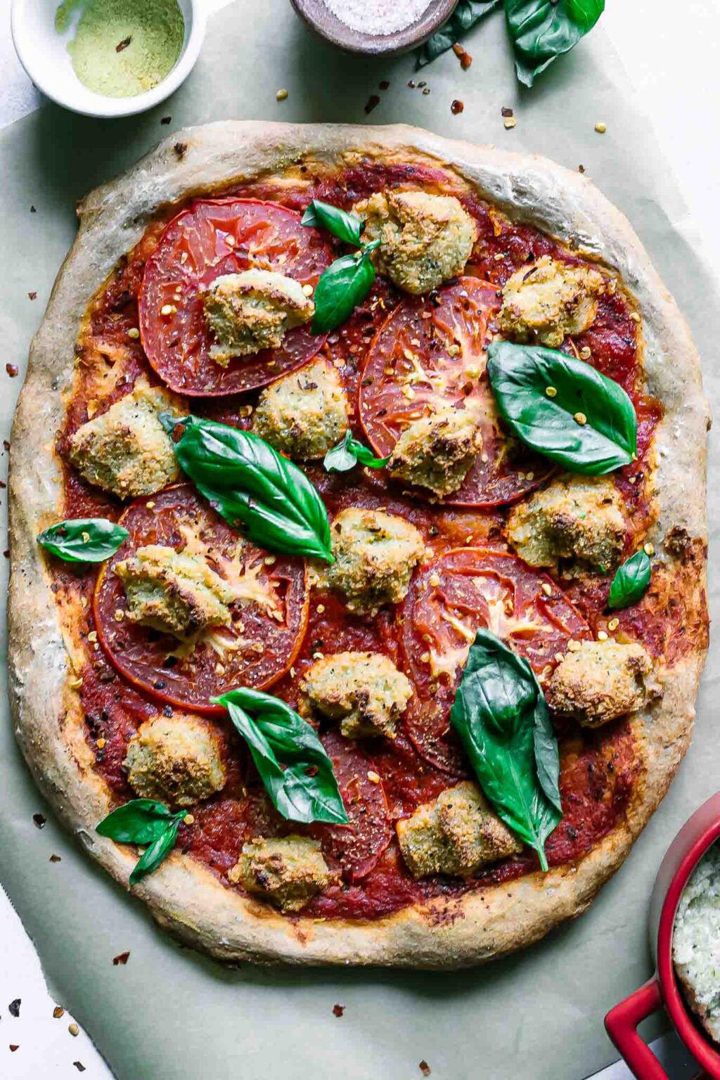 Vegan Margherita Pizza ⋆ Easy 25-Minute Plant-Based Pizza
