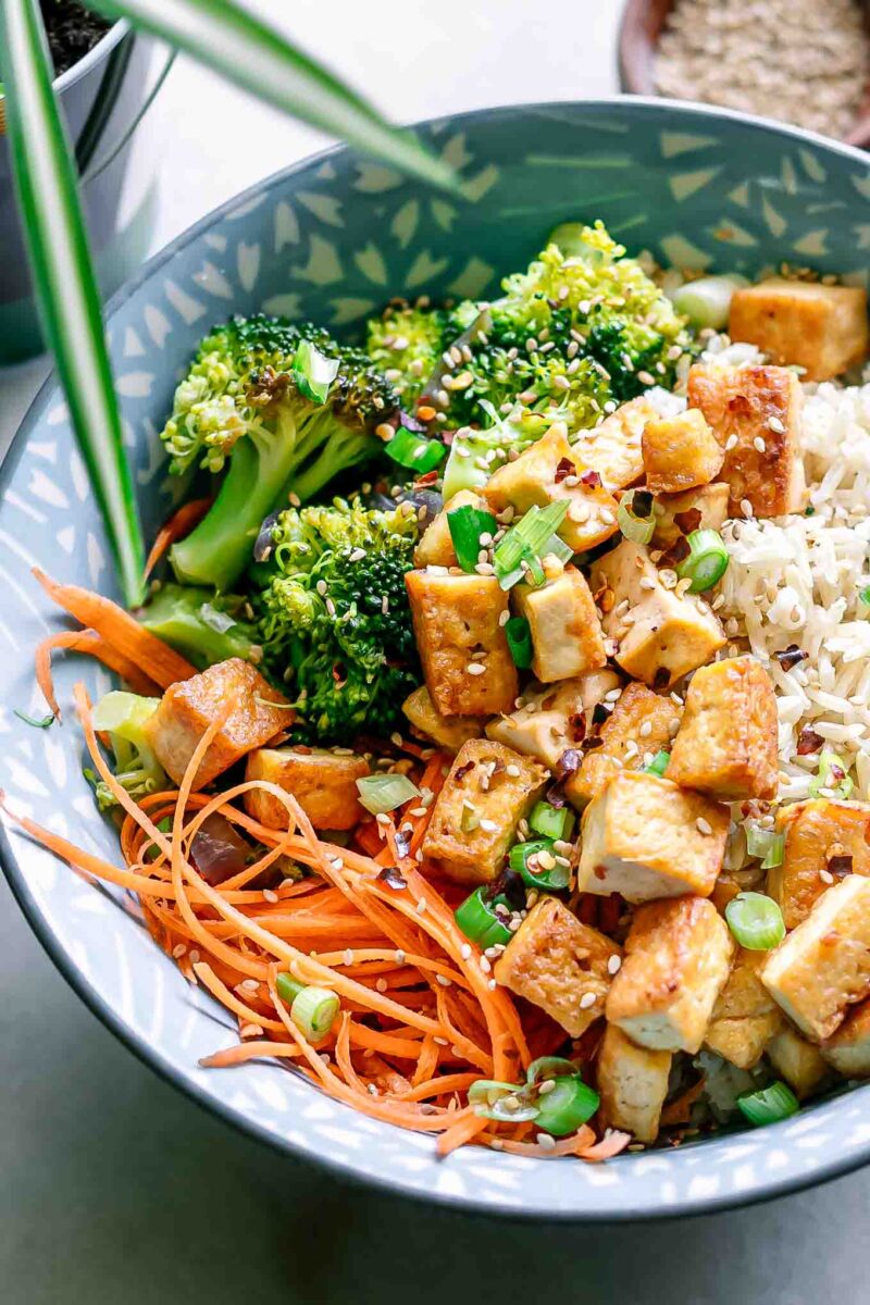 Crispy Tofu and Broccoli Rice Bowl ⋆ Fork in the Road